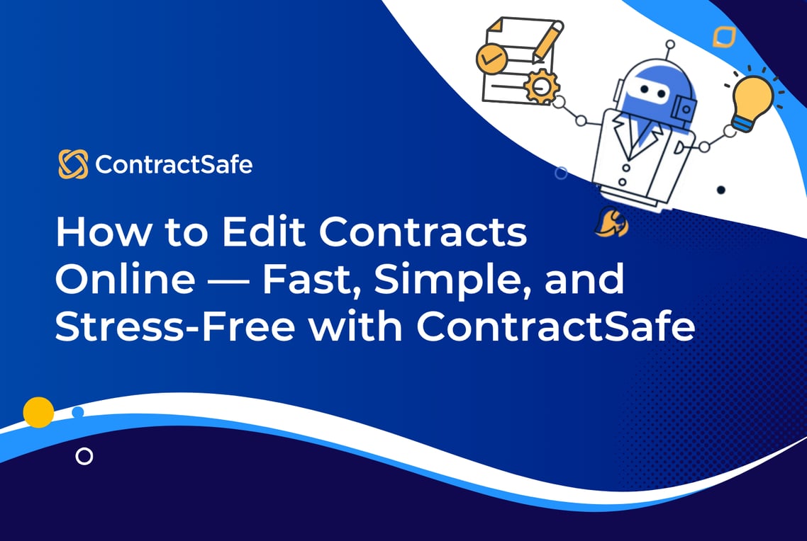Edit Contracts Online With ContractSafe
