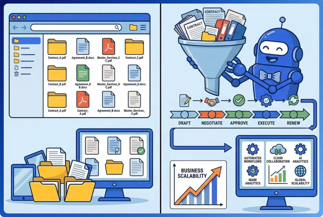 The Guide to the 6 Stages of Contract Lifecycle Management (CLM)