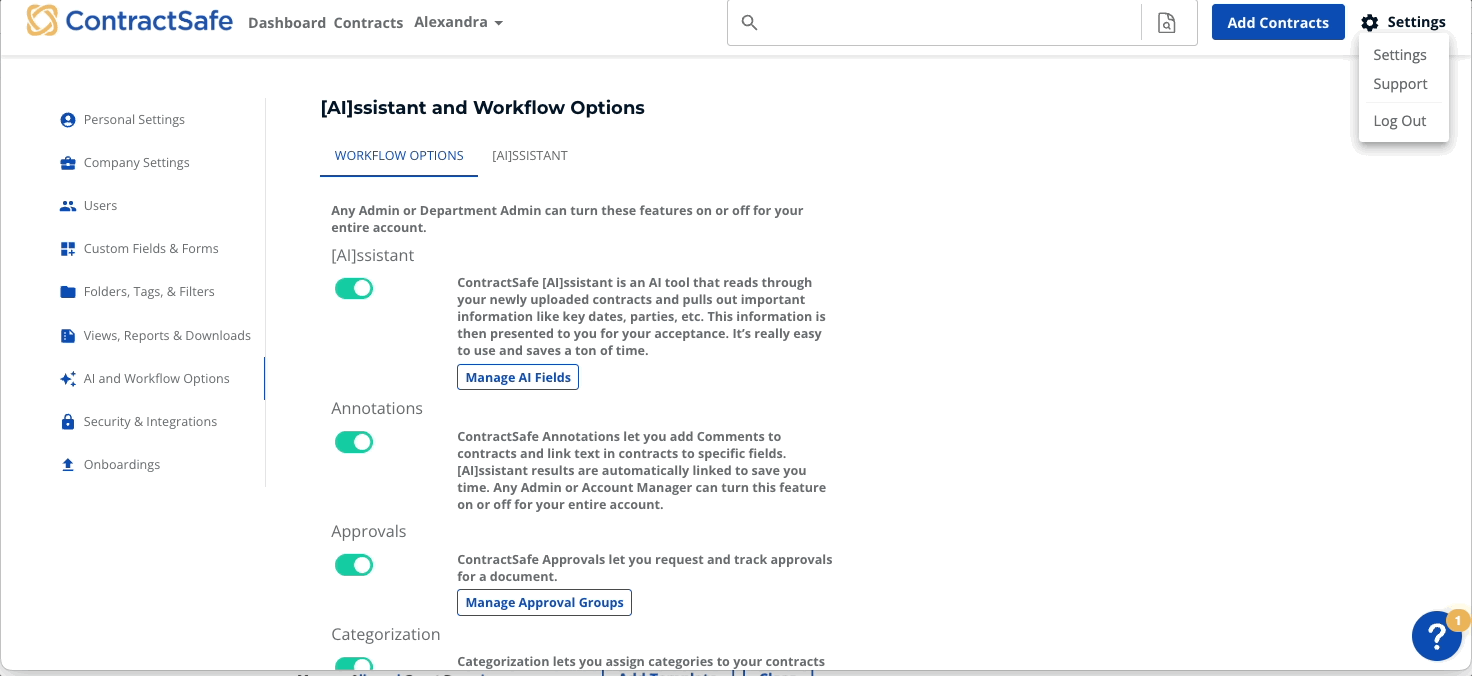 Creating and managing templates