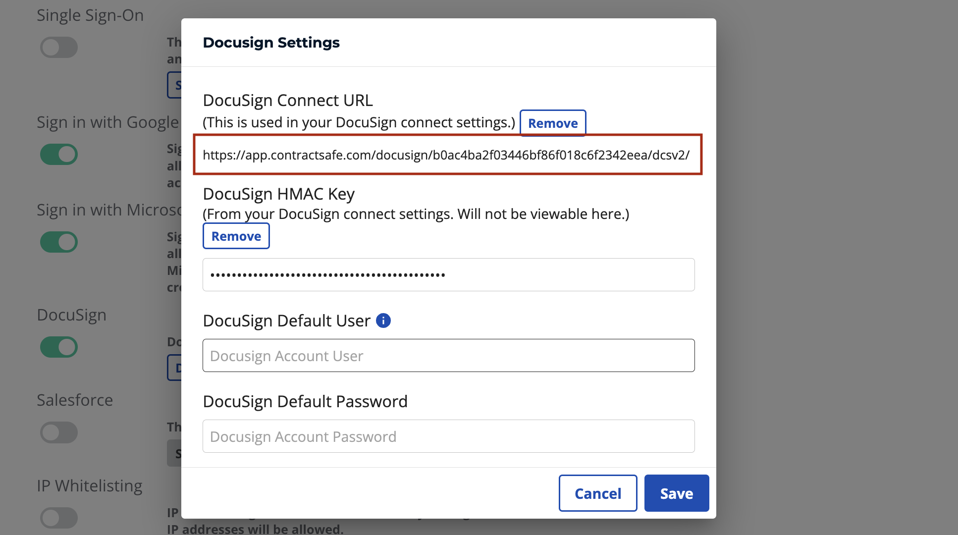 How to integrate with DocuSign - Standard One-Way