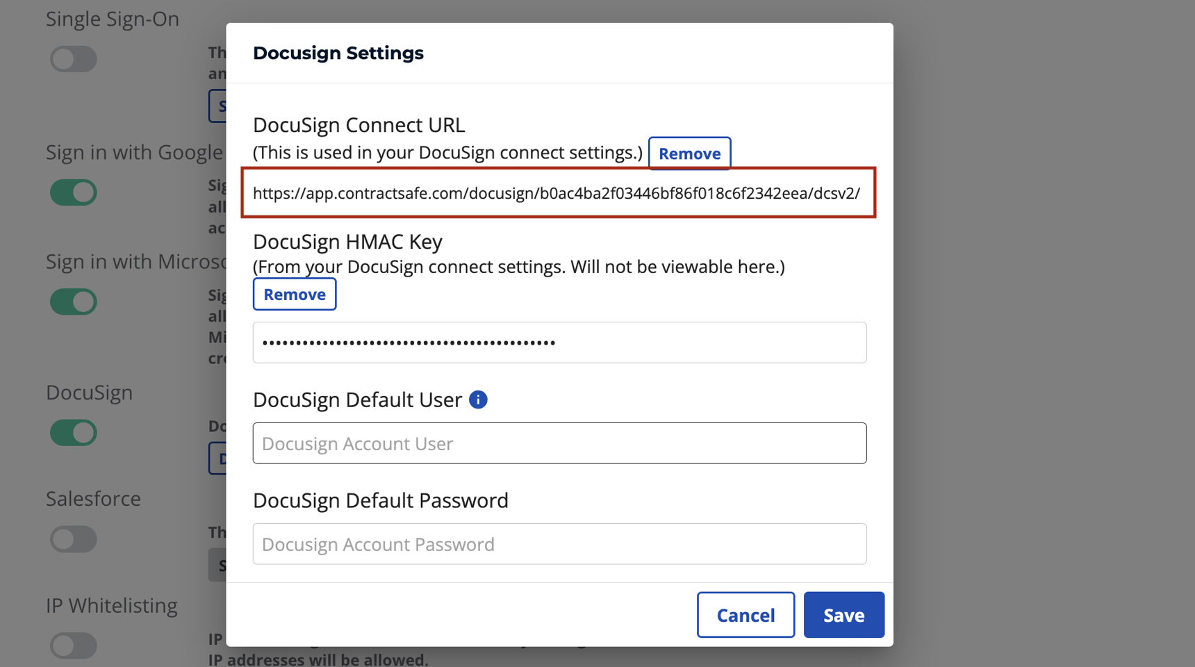 How to integrate with DocuSign - Standard One-Way
