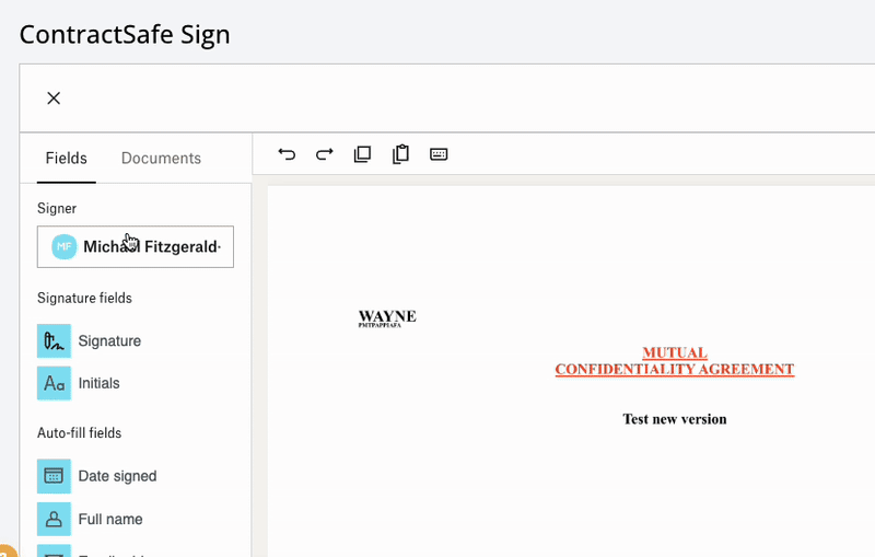 (NEW) Using eSign in ContractSafe