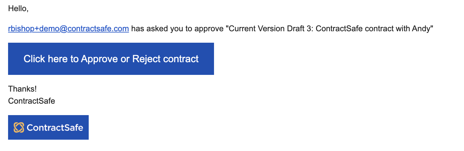How can I get contracts approved in ContractSafe?