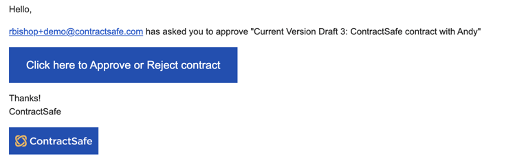 How can I get contracts approved in ContractSafe?