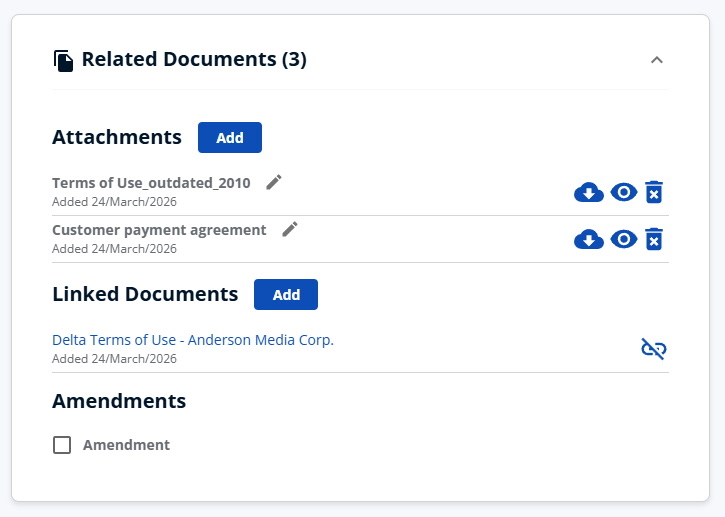What are Related Documents?