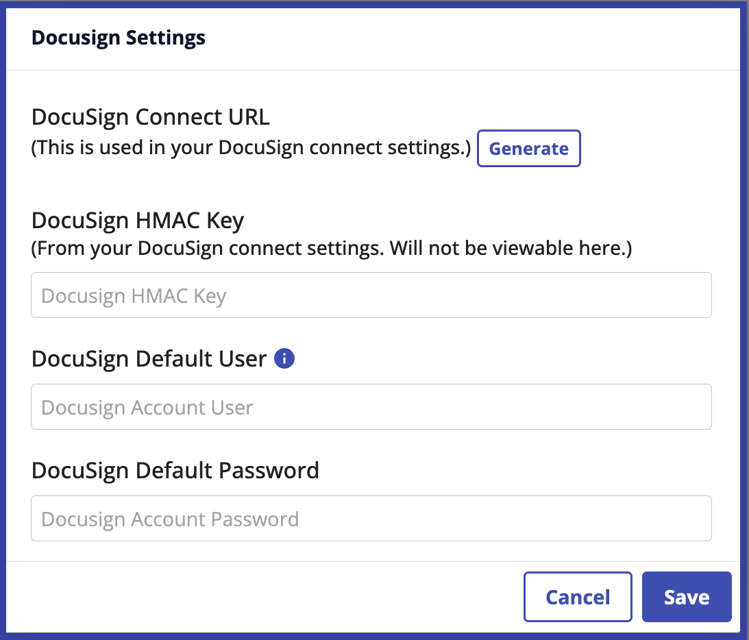 Integrating with DocuSign