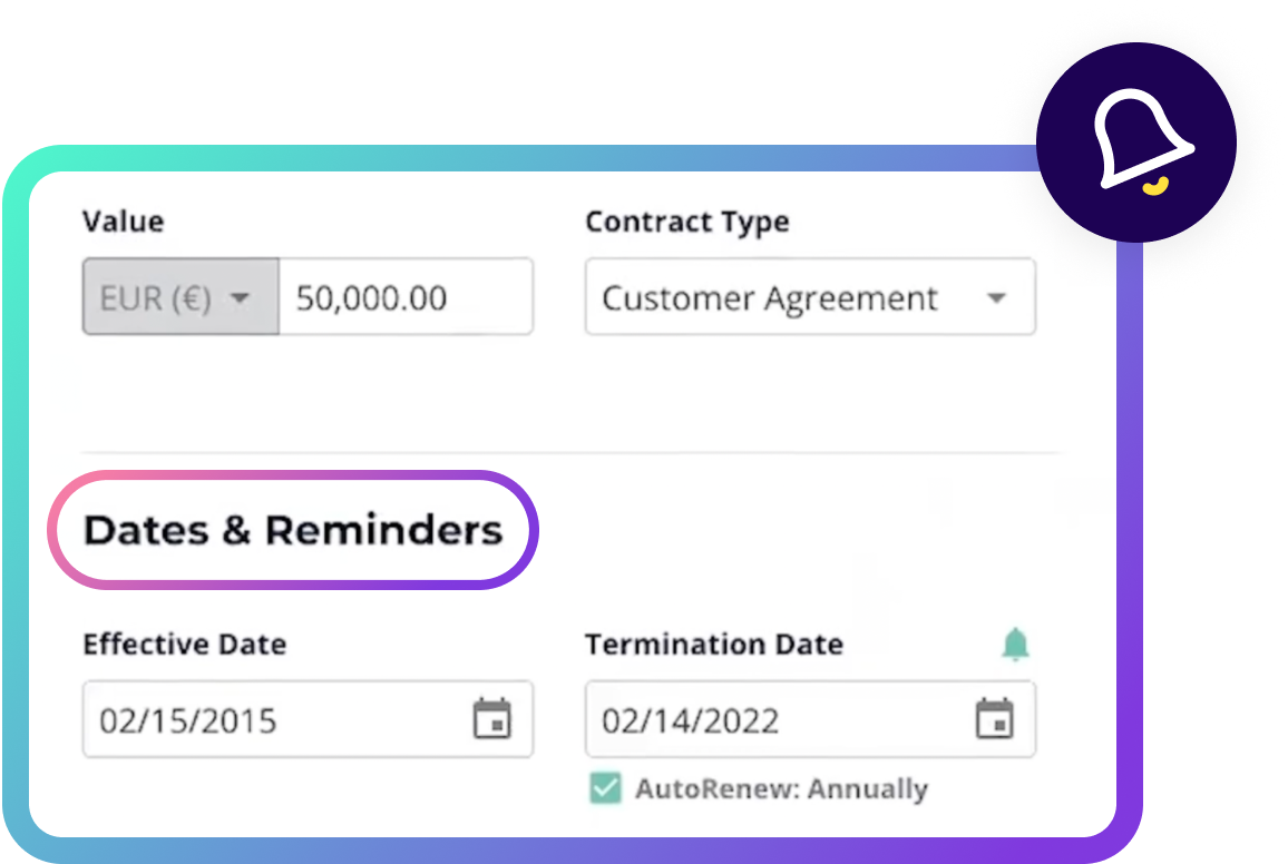 Contract Reminder Software | ContractSafe