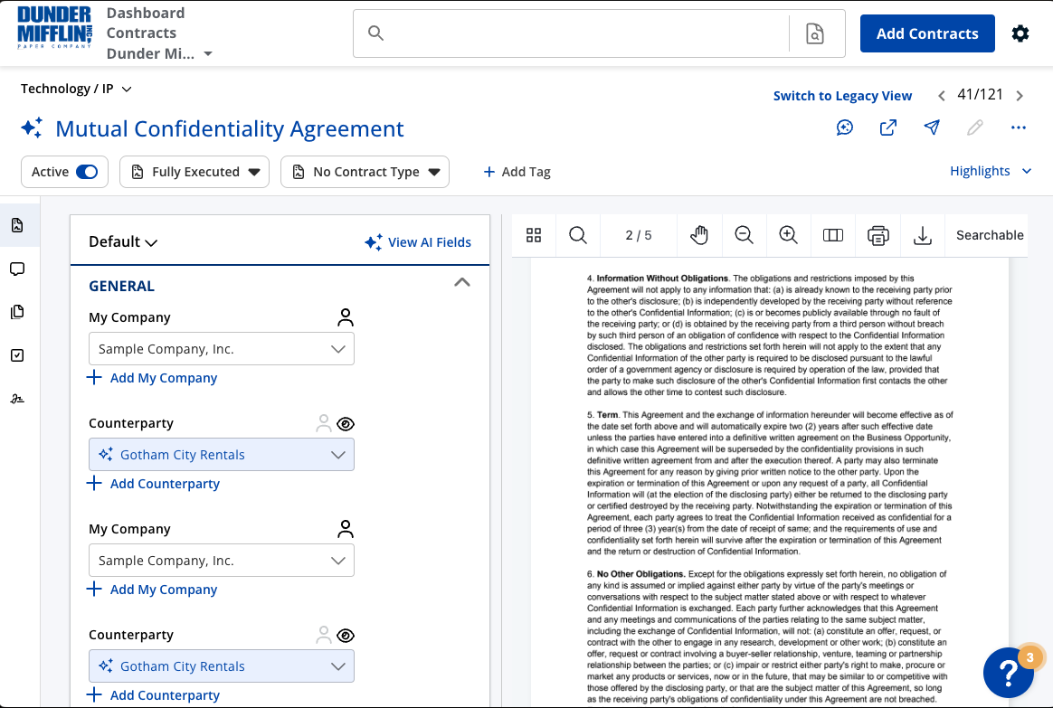 Contract Lifecycle Management | ContractSafe